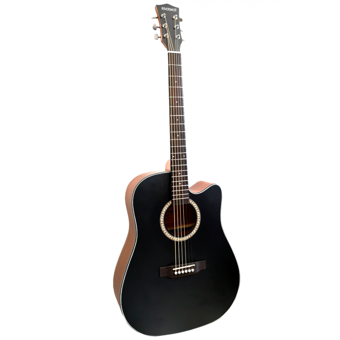 Gitara akustyczna RIVERWEST G-413 – Czarna – Gitary.JakZagrac.pl